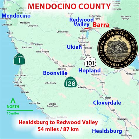 Barra Of Mendocino California Wine Country