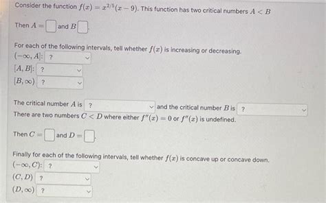 Solved Consider The Function F X X2 5 X−9 This Function