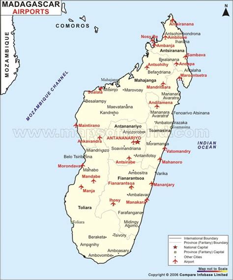 Airports In Madagascar Madagascar Airports Map Burgen Und Schlösser