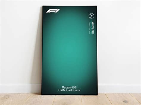 Black Green Single Seater Racing Poster Decorative Poster For