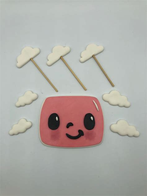 Clouds Melon Face Coco Melon Ladybug Etsy