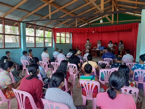 မိုင်းဖြတ်မြို့နယ်၌ ကျန်းမာ ရေးဆိုင်ရာ အသိပညာ ပေး ဟော ပြောပွဲကျင်းပ