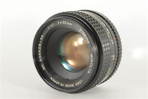 Yahooオークション 実用美品 Minolta ミノルタ Mc Rokkor Pf 50mm