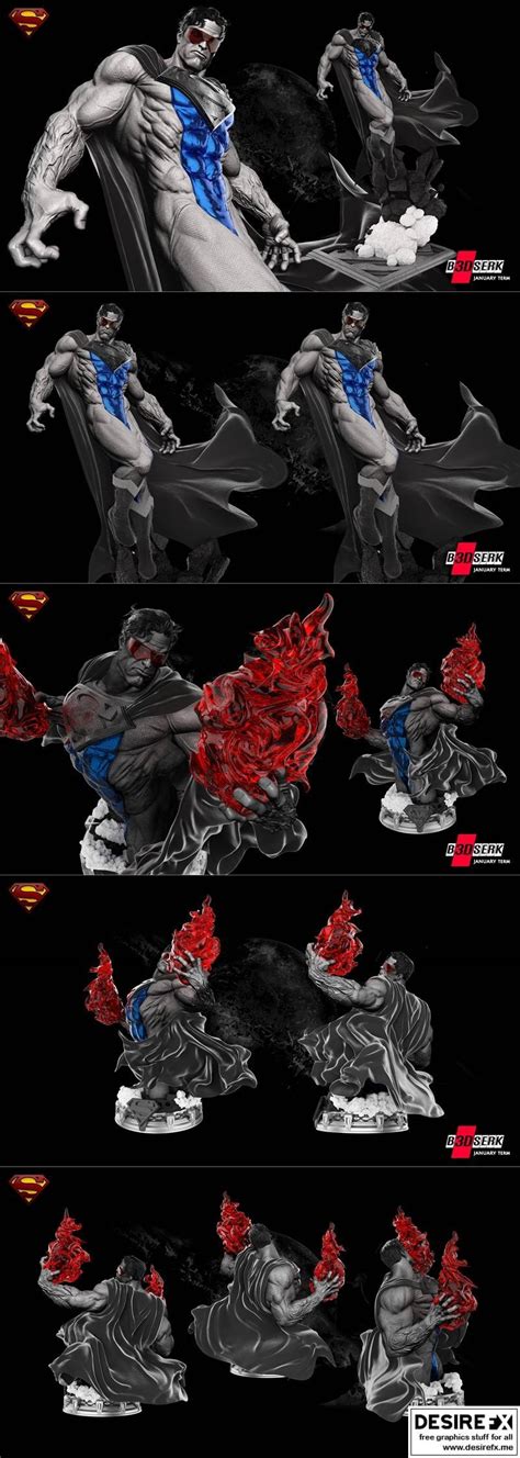 Desire Fx 3d Models B3dserk Eradicator Statue And Bust 3d Print