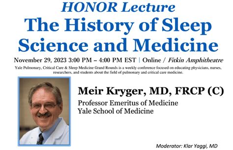 Lecture The History Of Sleep Science And Medicine Bodimetrics