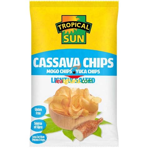 Cassava Chips Lightly Salted 80g I Eat Ghana