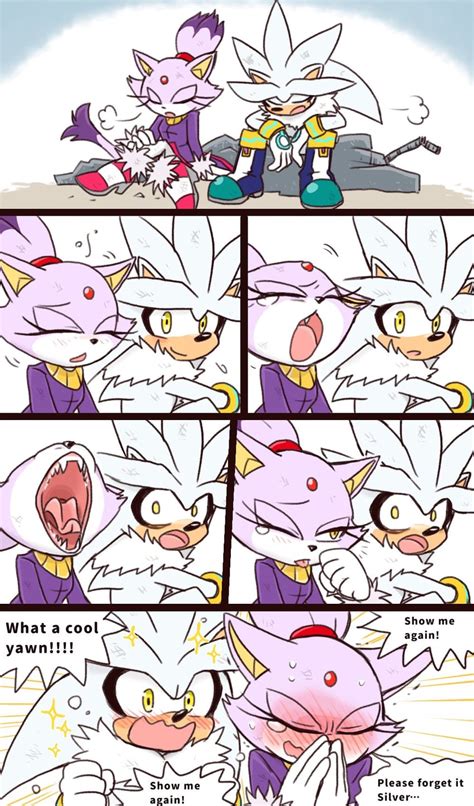 Blaze The Cat And Silver The Hedgehog Sonic Drawn By Yotsumeddd Danbooru