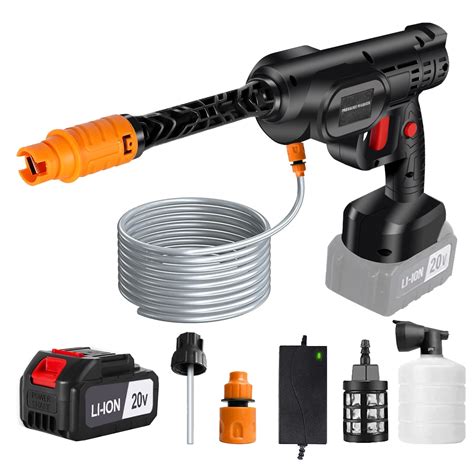 Wireless Car Wash Gun With High Pressure Spray Nozzle THE CAR ADDICT