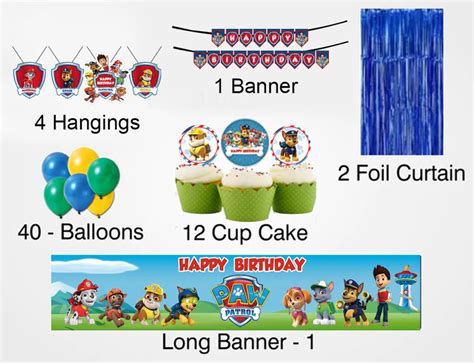 Buy Paw Patrol Theme Party Decoration Party Supplies Thememyparty
