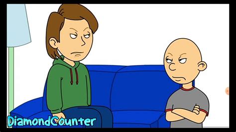 Classic Caillou Misbehaves At Gamestop And Gets Grounded Reaction Youtube