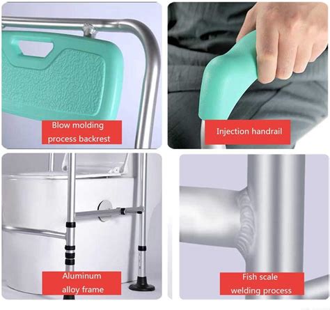 Buy Toilet Handrails Toilet Safety Rails Stand Alone Toilet Safety Rails Commode Chair For
