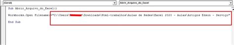 Como Abrir Arquivo Do Excel Com VBA Ninja Do Excel