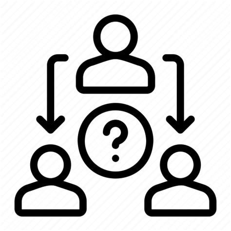 Choice Relationship Friends Group Work Decision Making Icon