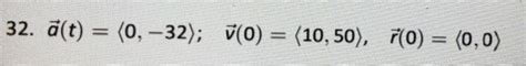 Solved In Exercises 29 32 Find The Position Function Of
