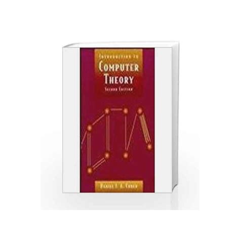 introduction to computer theory 2 e by cohen buy online introduction