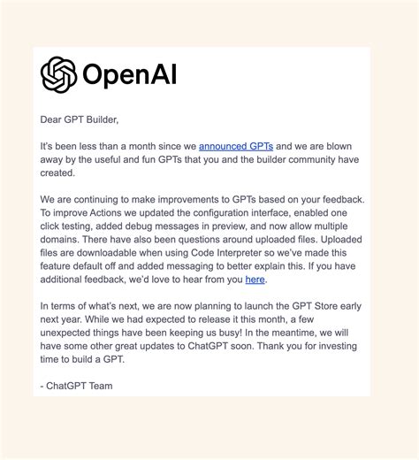 OpenAI Prepares For 2024 Launch Of GPT Store