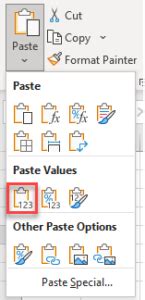Excel Paste Values Shortcut Automate Excel