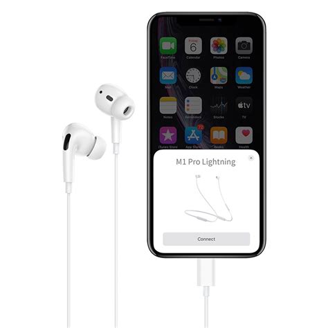 Wired earphones for Lightning "M1 Pro Original series" with mic - HOCO ...
