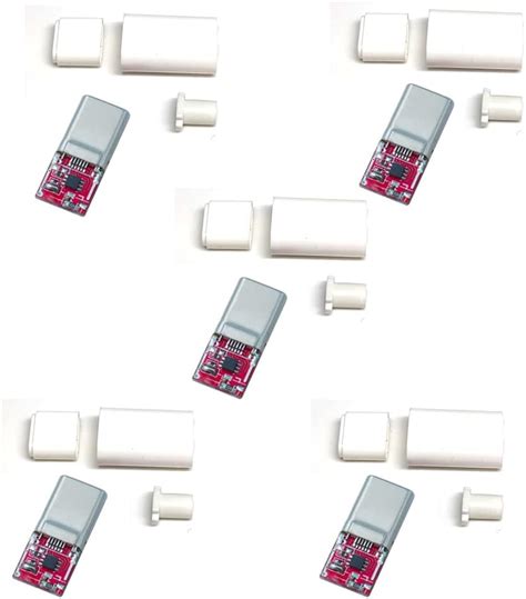 Amazon Com 5PCS USB C PD QC 5V 9V 12V 15V 20V DC Fixed Voltage Power Trigger Module 5A Type C