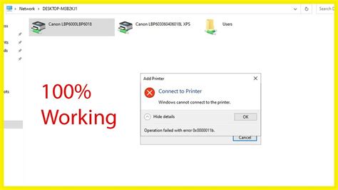 Fix Windows cannot connect to printer error 0x0000011b windows 7 ...