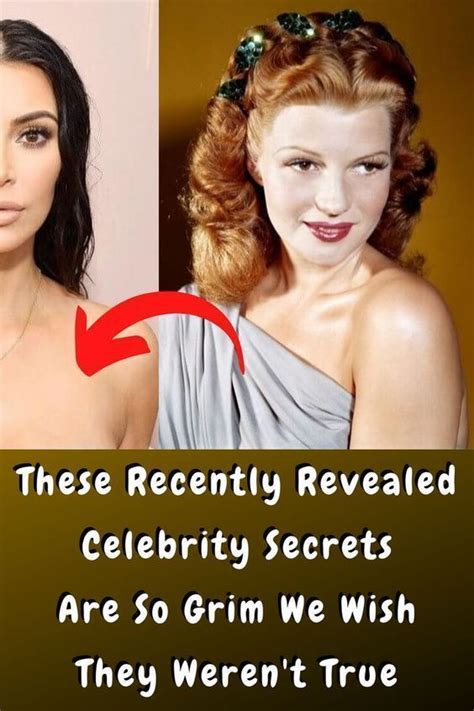 These Recently Revealed Celebrity Secrets Are So Grim We Wish They