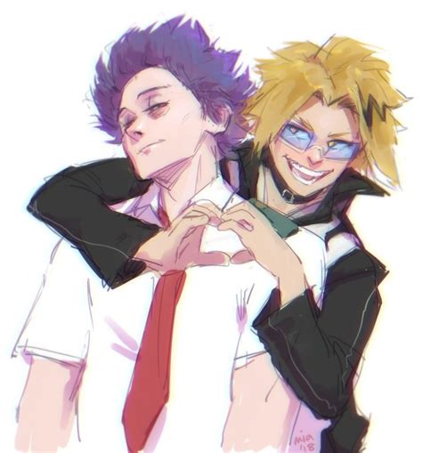 Denki Kaminari X Shinsou Fanart Goimages Signs