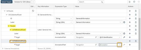 Fiori Elements Adding Reference Facet SAPCODES