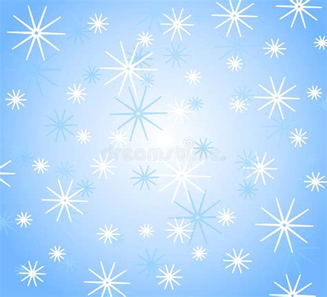Snowflake Background Pattern Stock Illustration Illustration Of