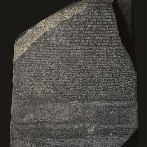 La Stele Di Rosetta Il Deciframento Dei Geroglifici