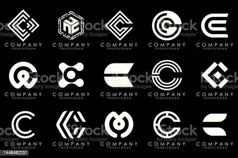 창조적 인 편지 C 로고 아이콘 세트입니다 고급스럽고 우아하고 단순한 비즈니스를위한 디자인 개념에 대한 스톡 벡터 아트 및 기타 이미지 Istock