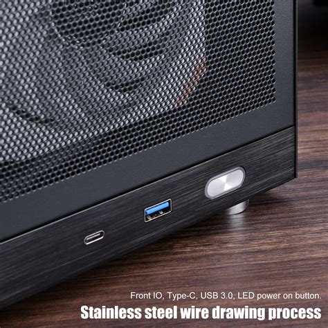 GetUSCart S300 Mini ITX PC Gaming Case Front I O USB 3 0 Type C