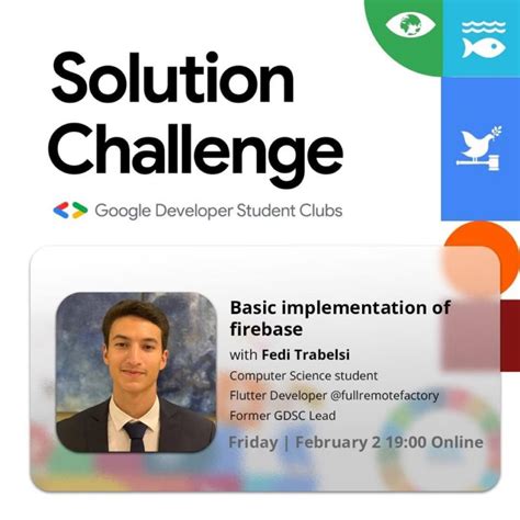 Learn Firebase With Fedi Trabelsi Gdsc Institut Supérieur De Linformatique Du Kef Posted On