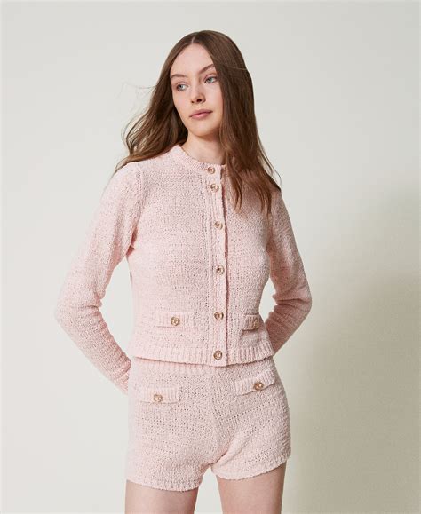 Трикотажный жакет с пуговицами 251tp3442 Twinset — купить в интернет магазине бренда женской