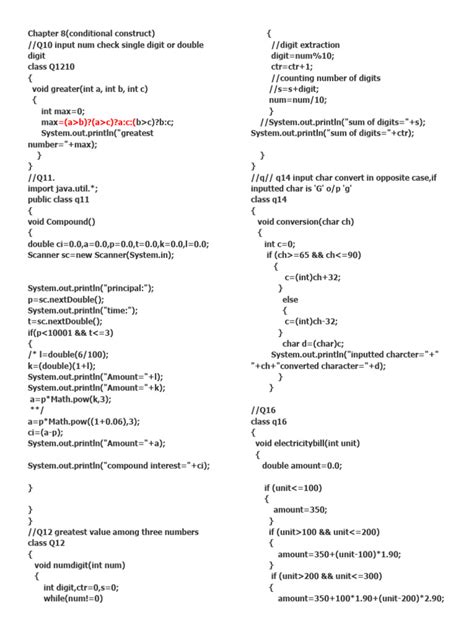 Conditional Constructdn Chap 8 084604 Pdf Computer Programming Software Engineering