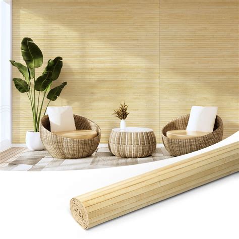 A15602ra Art3d 48 X 96 Inch Natural Bamboo Wall Panel For Interior