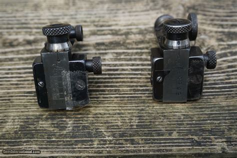 Lyman 48 Winchester Model 70 54 WJS Receiver Sights Pre And Post War