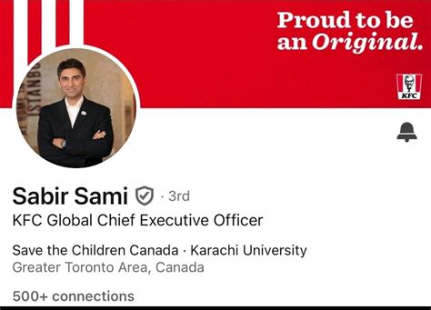Muhammad Zain Ul Abidin On Linkedin Inspiration Sabirsami Kfcglobal