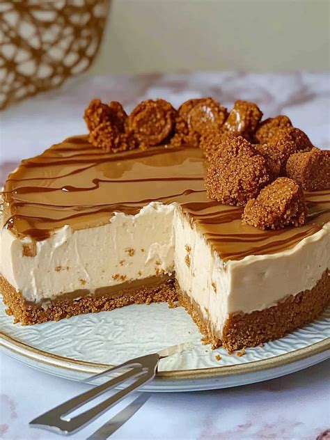 Irresistible No Bake Biscoff Cheesecake Recipe