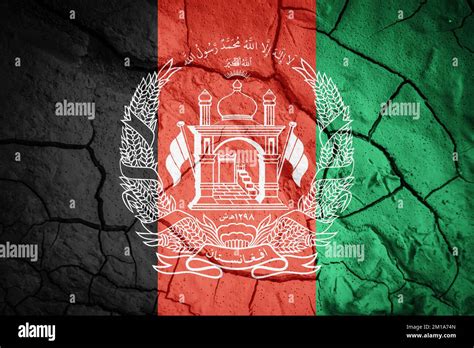 Bandera De Afganistán Símbolo De Afganistán Bandera En El Fondo De