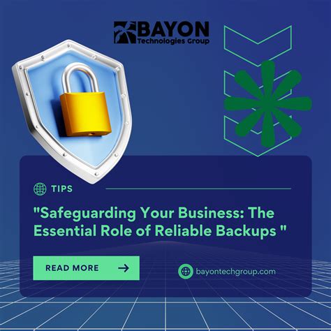 Safeguarding Your Business The Essential Role Of Reliable Backups
