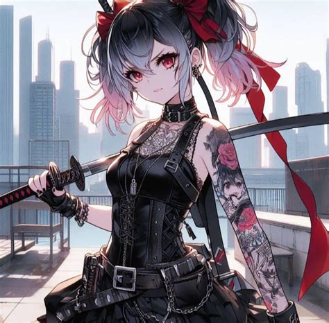 Badass Anime Girl By Giorkii On Deviantart