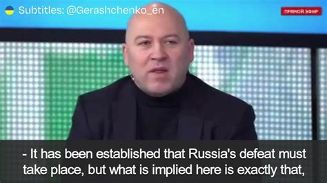 Anton Gerashchenko On Twitter Propagandists Discuss Nuclear War
