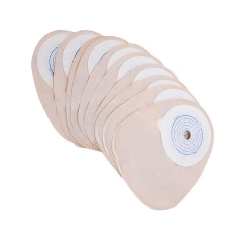 10x Sacchetti Per Colostomia Monouso Chiusi Monouso Set Forniture