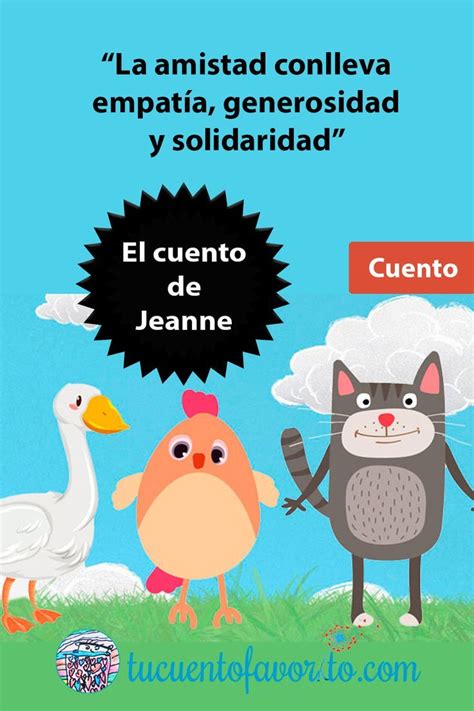 El Cuento De Jeanne Una Historia De Amistad Para Niños