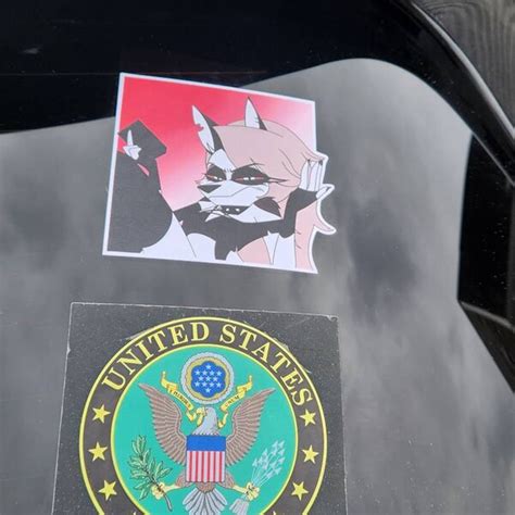 Hazbin Hotel Alastor Sticker Etsy