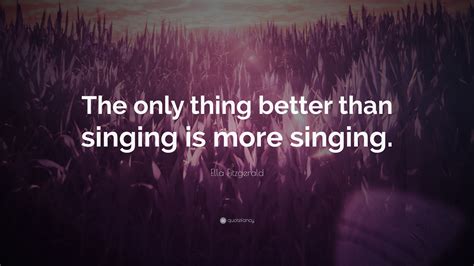 Singer Singing Inspirational Quotes
