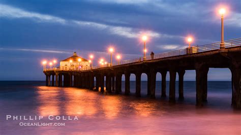 Manhattan Beach Pier At Sunset California 29144