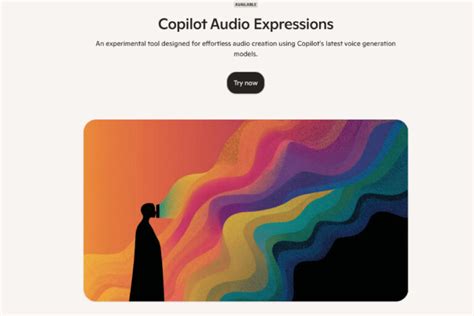 Microsoft Copilot Audio Expressions Launches Generate Natural Voice With Ai