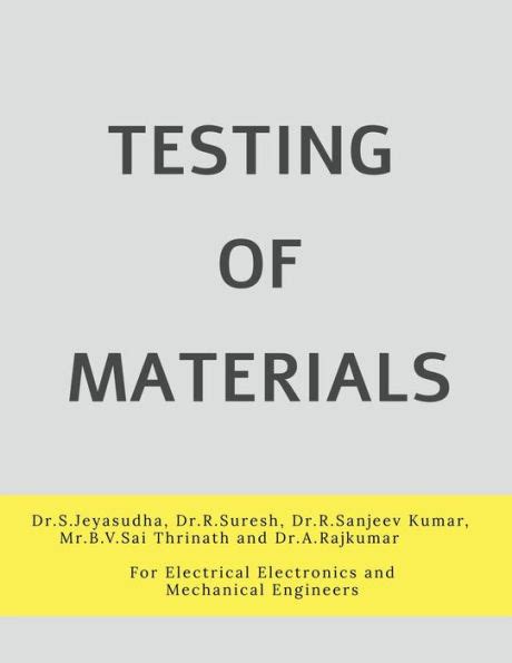 Testing Of Materials By S Paperback Barnes And Noble®