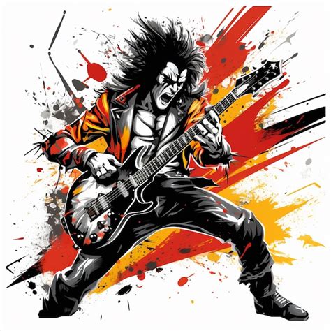 Premium Photo A Rocker Vector Illustration
